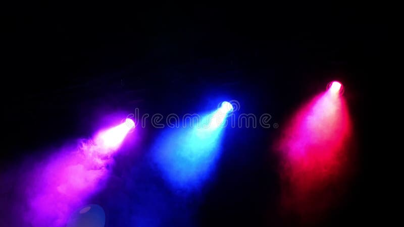 Blurred Light Elements on the Stage. Lighting Effects on a Concert ...