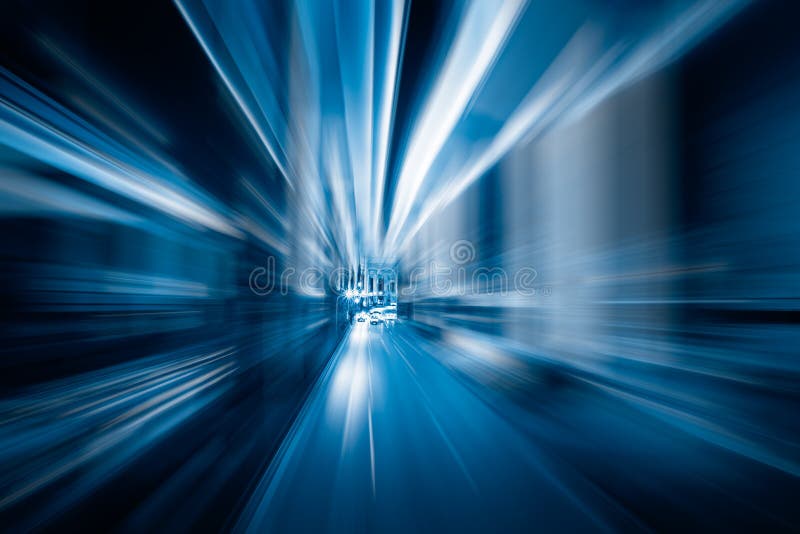 Blurred Light Trails Blue Tone Stock Photos - Free & Royalty-Free Stock ...