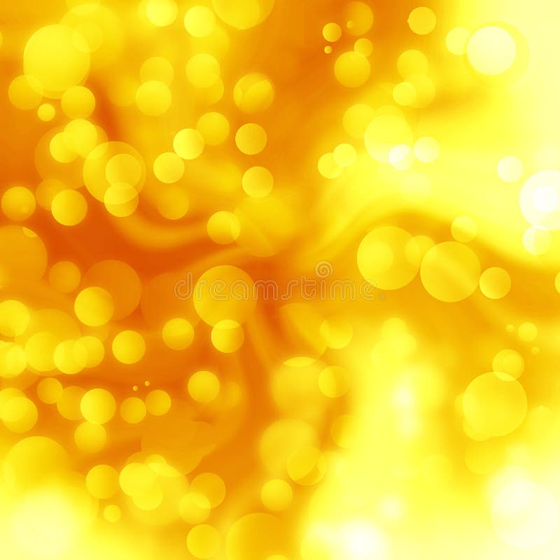 Bright Golden Digital Background With White Pixels Stock Illustration ...