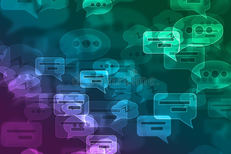 Blurred Message Signs Sparkles Defocused Background Stock Illustration ...