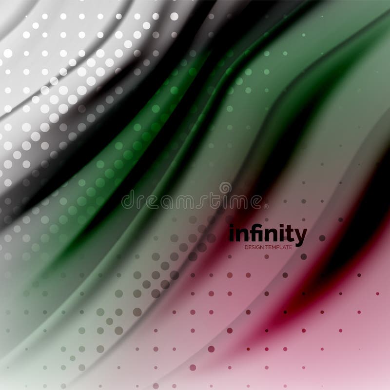 Blurred Mixing Liquid Flowing Colors, Abstract Background, Web Design ...