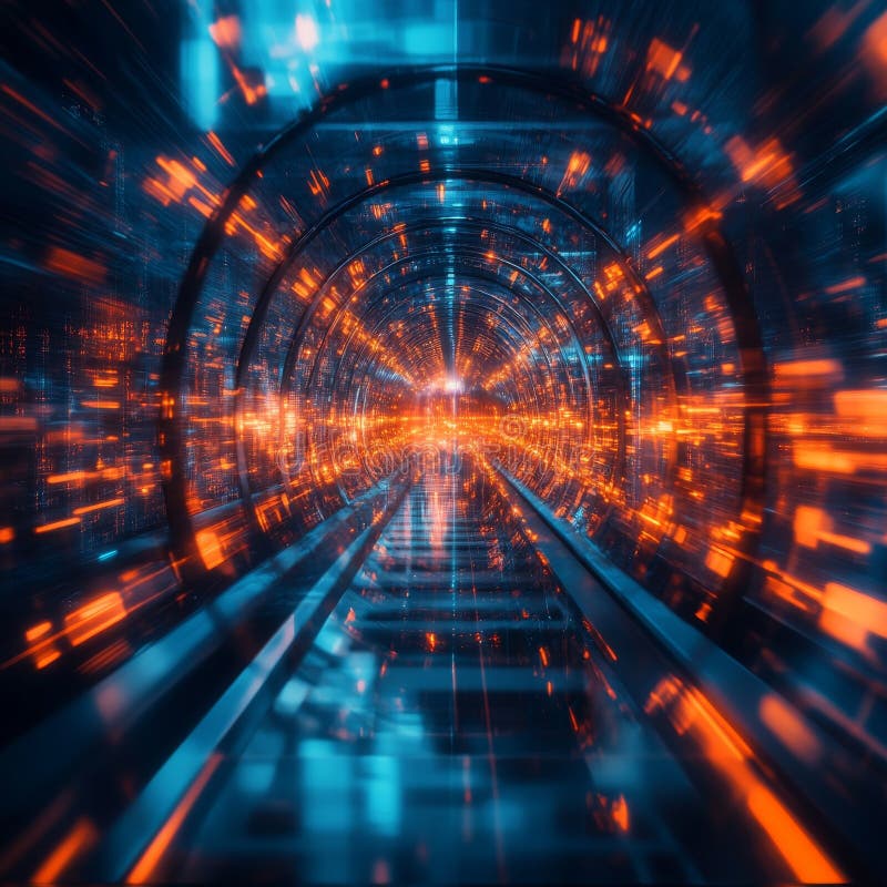 Blurred Motion Abstract Digital Art Piece Stock Photo - Image of motion ...