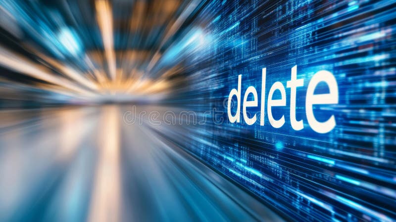 Computer Database Delete Screen Stock Photos - Free & Royalty-Free ...