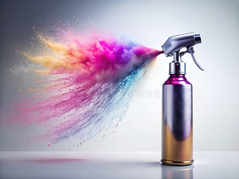 Blurred Motion of a Cleaning Spray Bottle a Long Exposure Photography ...
