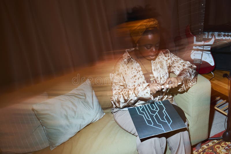 Performer Signing on Music Record Stock Image - Image of professional ...