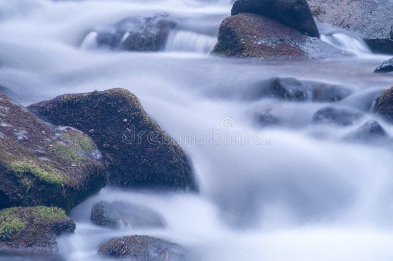 Blurred motion of water stock image. Image of landscape - 144915501
