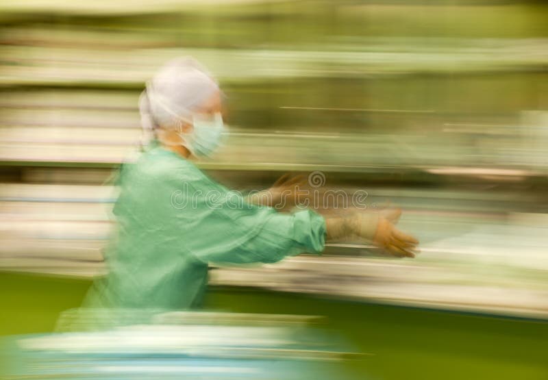 Busy Nurse S Station in Modern Hospital Stock Photo - Image of nurse ...