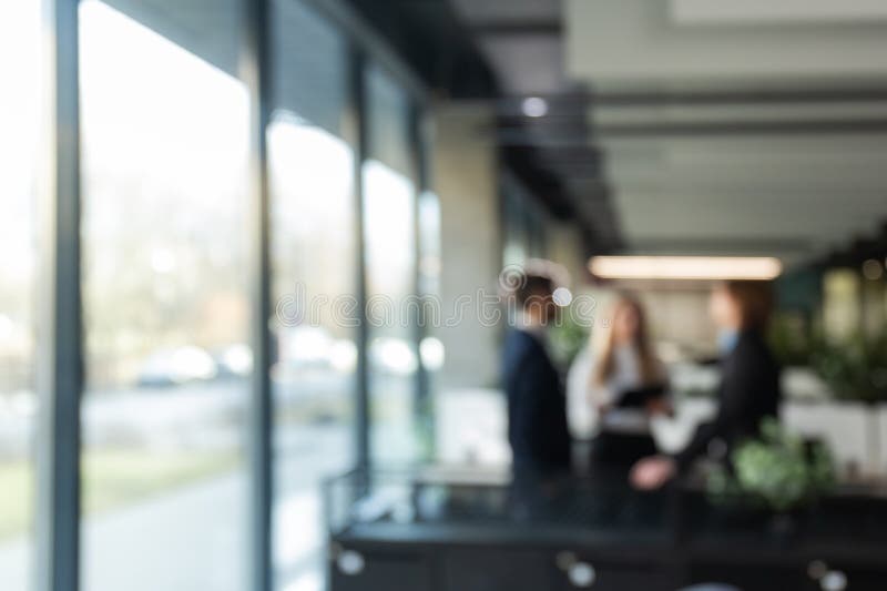 804 Blurred Office Background Employees Stock Photos - Free & Royalty ...