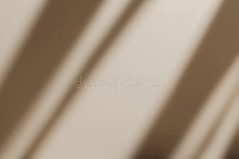 Organic Drop Diagonal Shadow on Solid Beige Wall Stock Image - Image of ...