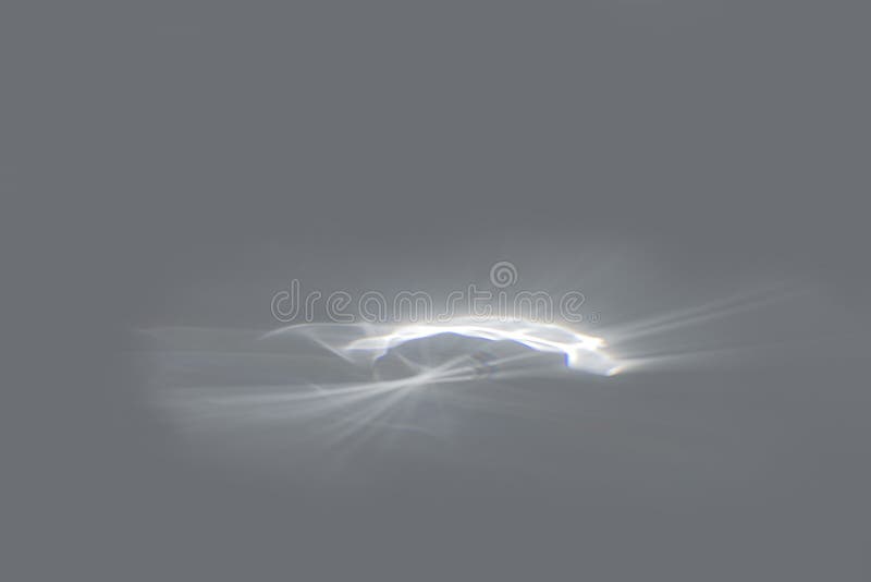 Scene with Gray Background and Organic Drop Shadows and Rays of Light ...