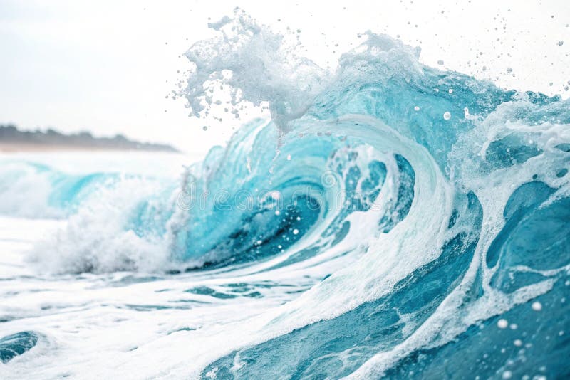 Blurred Paint Splash with Blue-White Gradient Stock Illustration ...