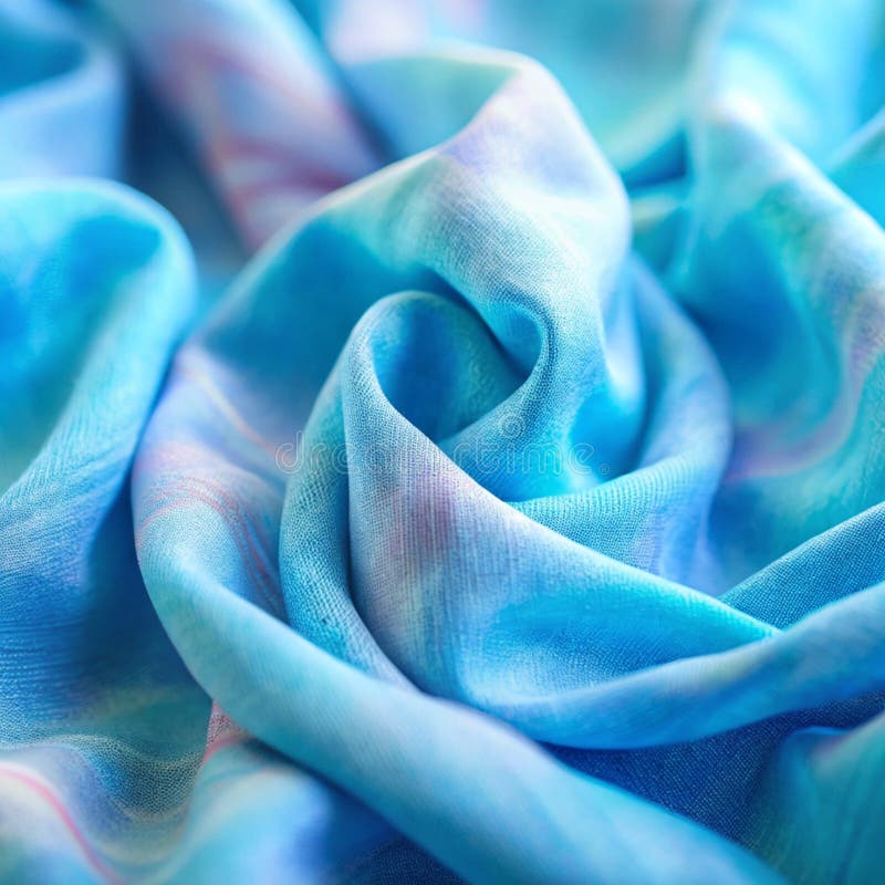 Blurred Pastel Blue Cotton-Polyester Fabric Texture for Design Stock ...