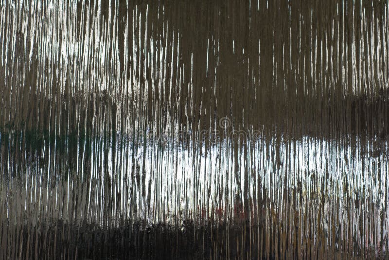 Blurred Patterned Window of the Old Train Station. Stock Image - Image ...