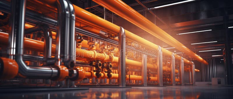 Blurred of Pipes Inside the Building, the Building System Stock Image ... Blurred of Pipes Inside the Building, the Building System Stock Image ...