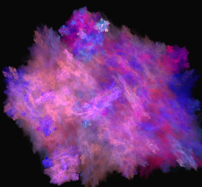 Blurred Purple Cloud Texture . Fantasy Fractal Texture. Digital Art. 3D ...