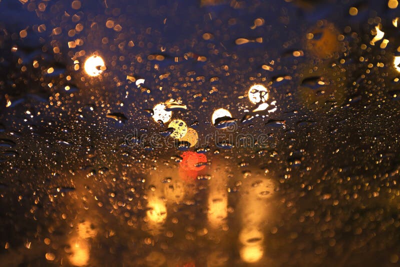 Blurred rain background stock image. Image of yellow - 70152877