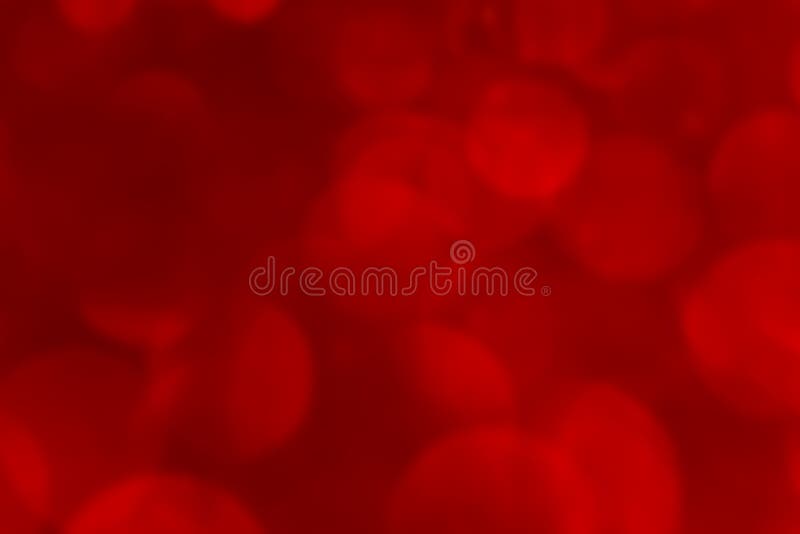 Blurred Red Bokeh Background Effect. Hot Defocused Red Lights Stock ...