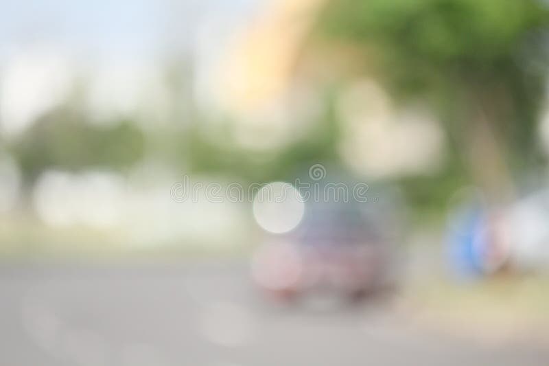 Blurred Road Towards the Setting Sun Stock Image - Image of blur ...