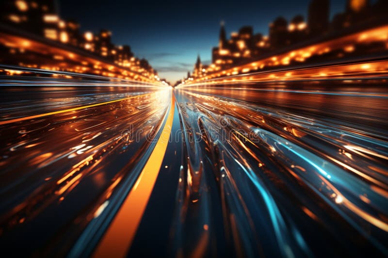 Blurred Road Flow Captures Highspeed Motion, a Visual Testament To ...
