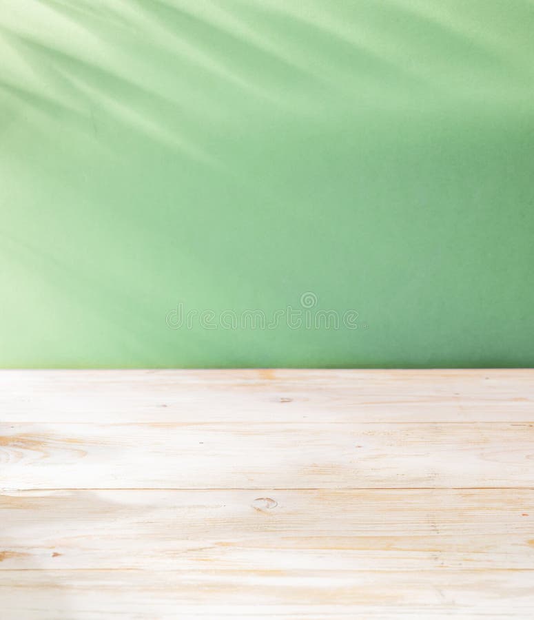 Blurred Shadow of Tropical Palm Leaves on Pink Wall and Table Top in ...