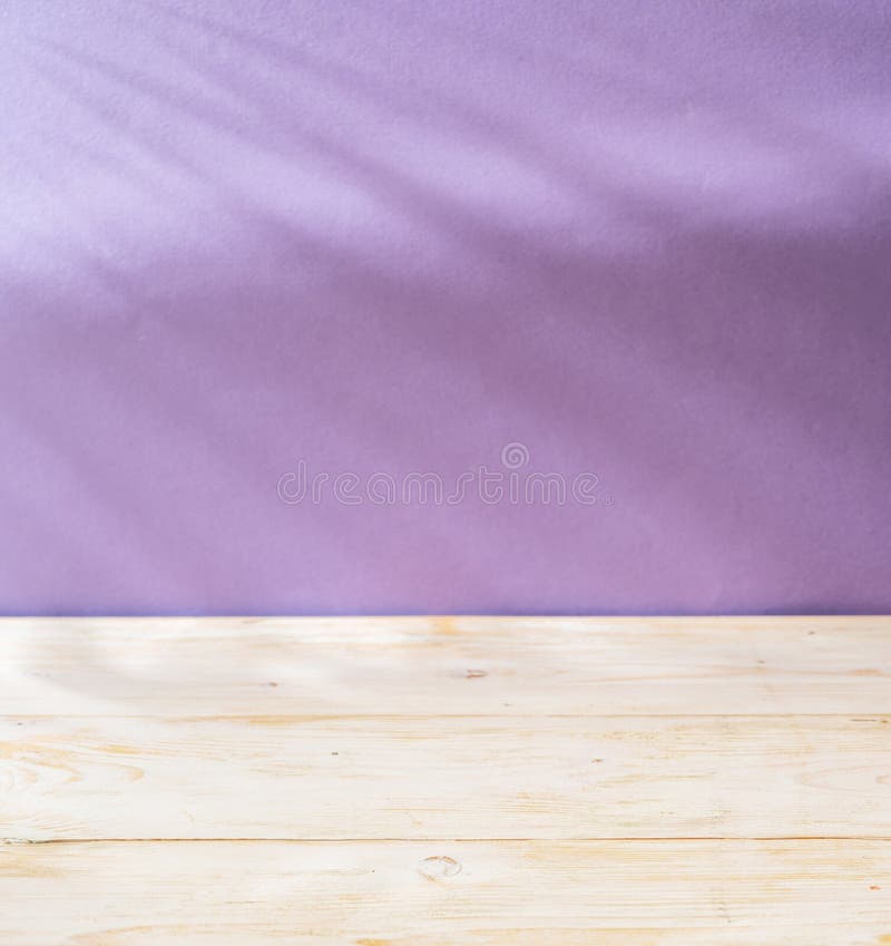 Blurred Shadow of Tropical Palm Leaves on Pink Wall and Table Top in ...