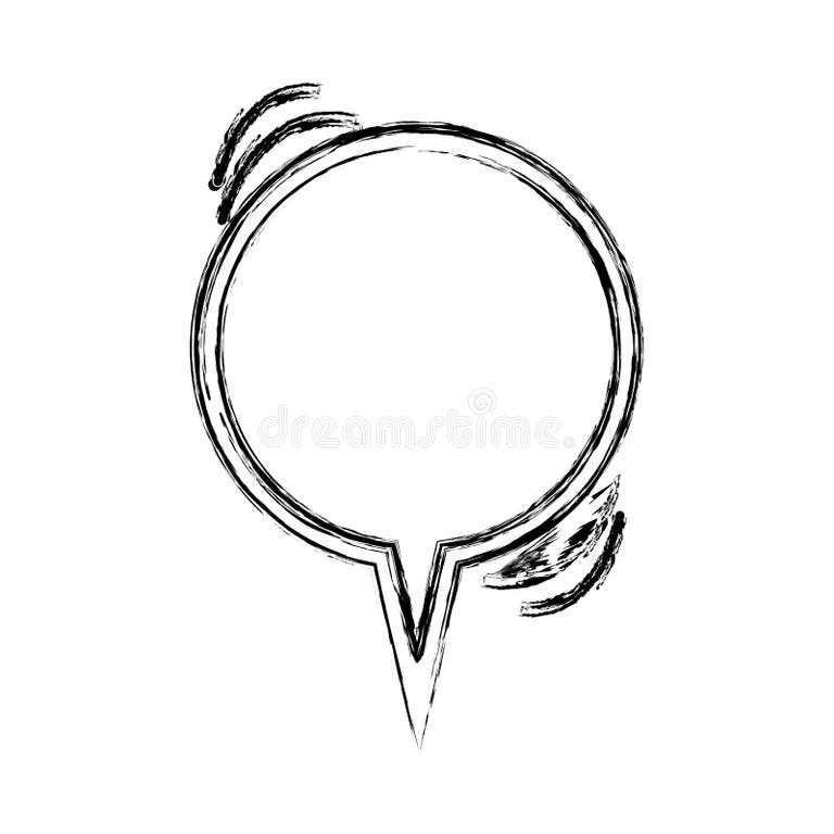 Blurred Silhouette Circular Shape Dialog Box Stock Illustrations – 4 ...
