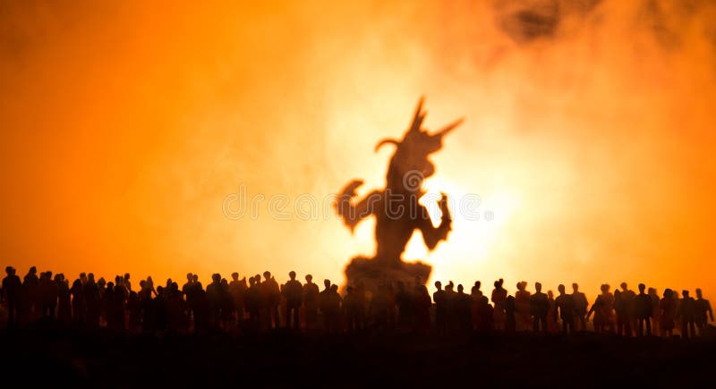 Attack Crowd Demon Fire Stock Photos - Free & Royalty-Free Stock Photos ...