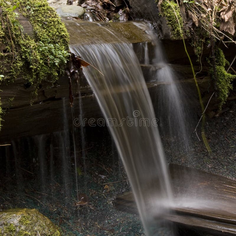 Blurred small waterfall stock image. Image of beauty, landscape - 8670525