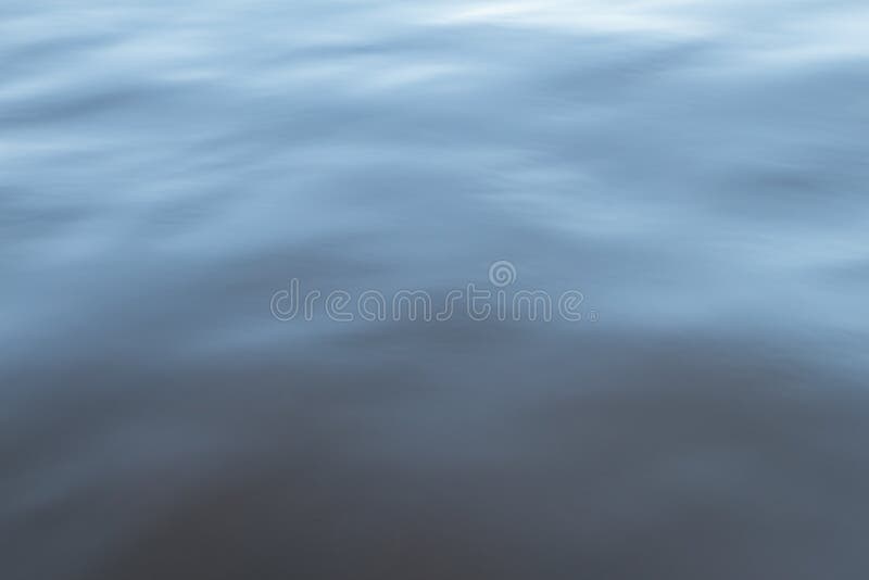 Blurred and Smooth Water Surface. Long Exposure Stock Image - Image of ...