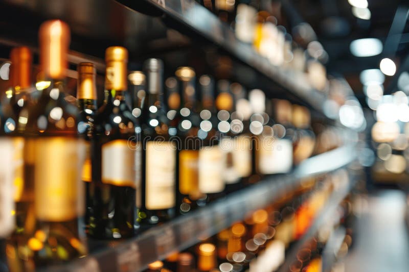 Blurred Store Shelves, an Artistic Retail Backdrop for Creative Design ...