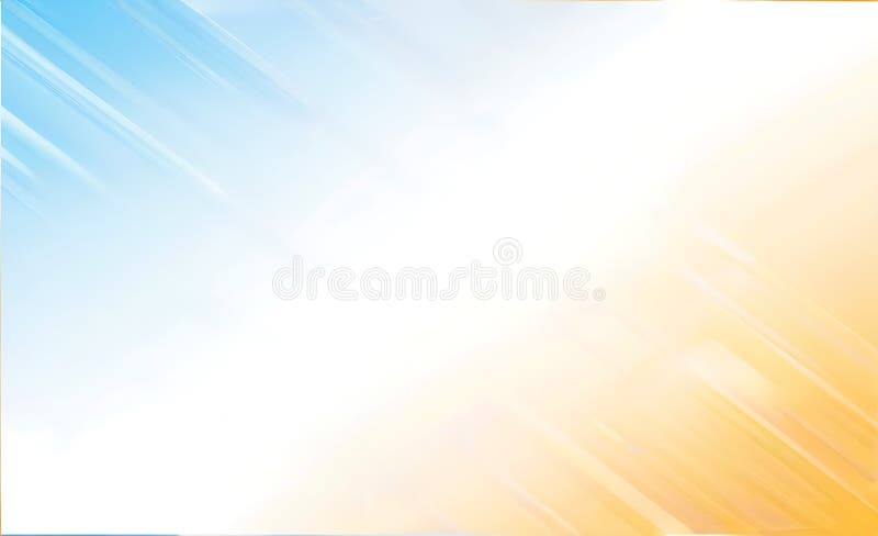 Blurred Sunshine Over Blue and Orange Gradient Background. Generative ...