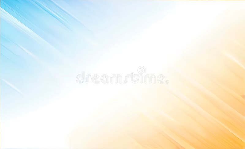 Blurred Sunshine Over Blue and Orange Gradient Background. Generative ...