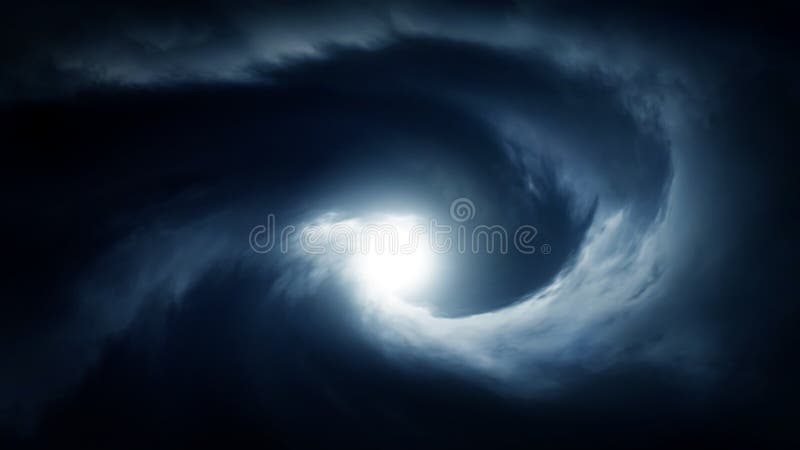 Blurred Swirl in the Clouds Stock Image - Image of climate, cloud ...