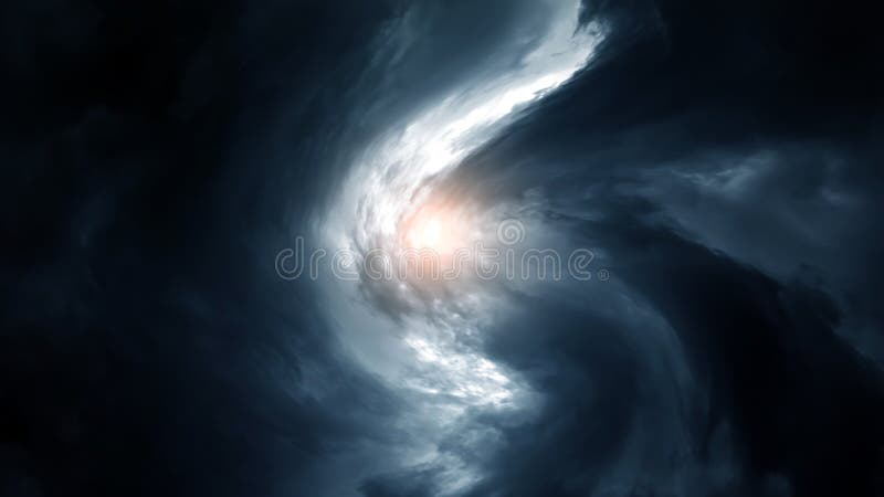 Blurred Swirl in the Clouds Stock Image - Image of rain, cloudscape ...