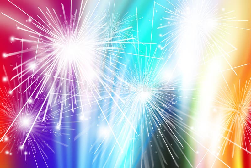 Blurred View of Abstract Colorful Background with Sparks Stock Image ...