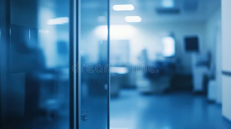 A Blurred View of a Clinical Environment, Suggesting a Medical Facility ...