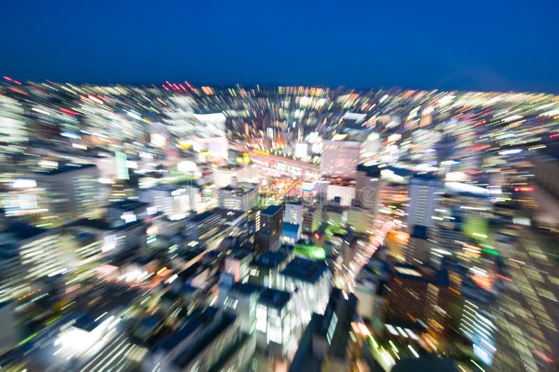 Blurred View Towards An Object Stock Photo - Image of background, urban ...