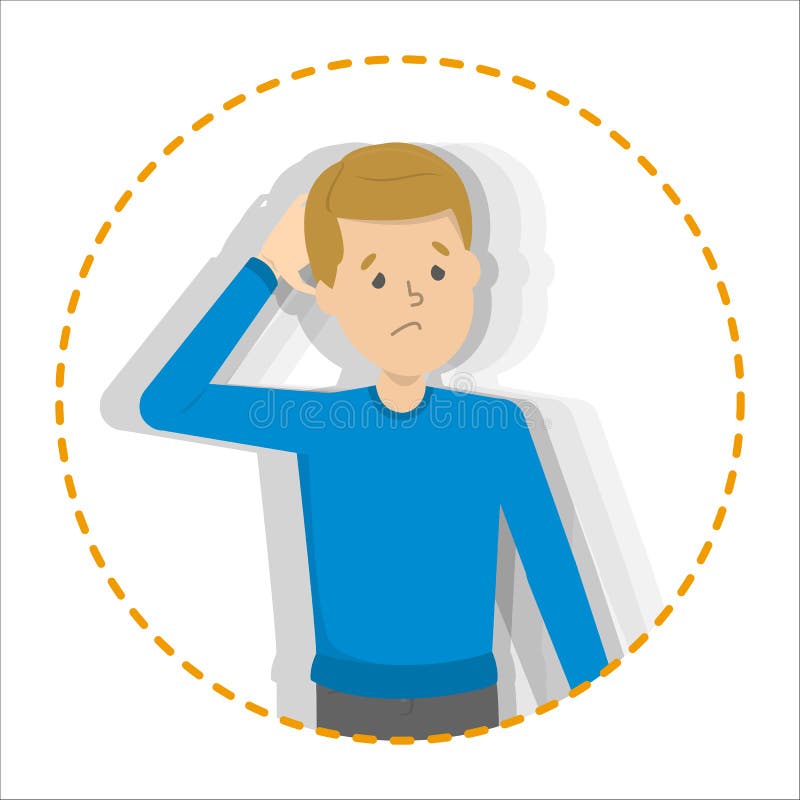 Blurred Vision As a Symptom of the Disease Stock Vector - Illustration ...