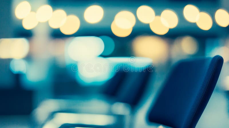 Blurred Vision of a Contemporary Office Space with Soft, Out-of-focus ...