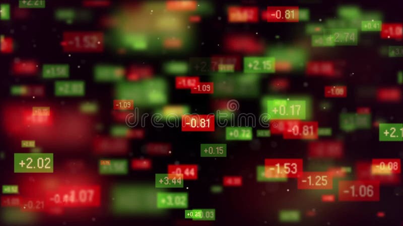 Blurred Stock Market Data Visual Stock Footage - Video of numbers, data ...