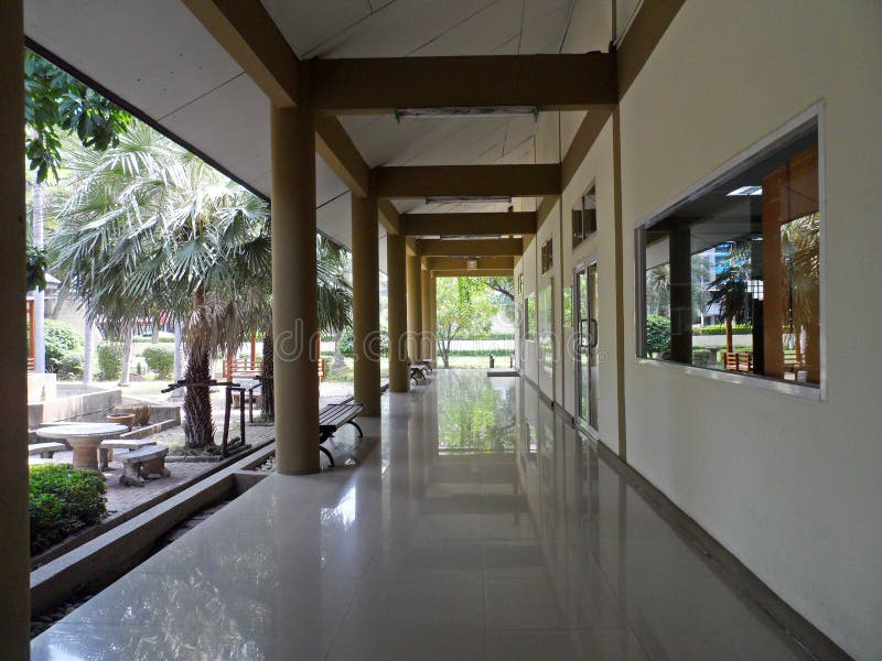 Library Walkway in Manchester City Centre Stock Image - Image of alley ...
