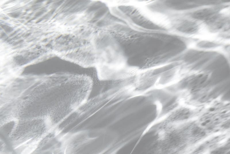 Shadow and Light Caustic Effect on a White Wall Stock Image - Image of ...