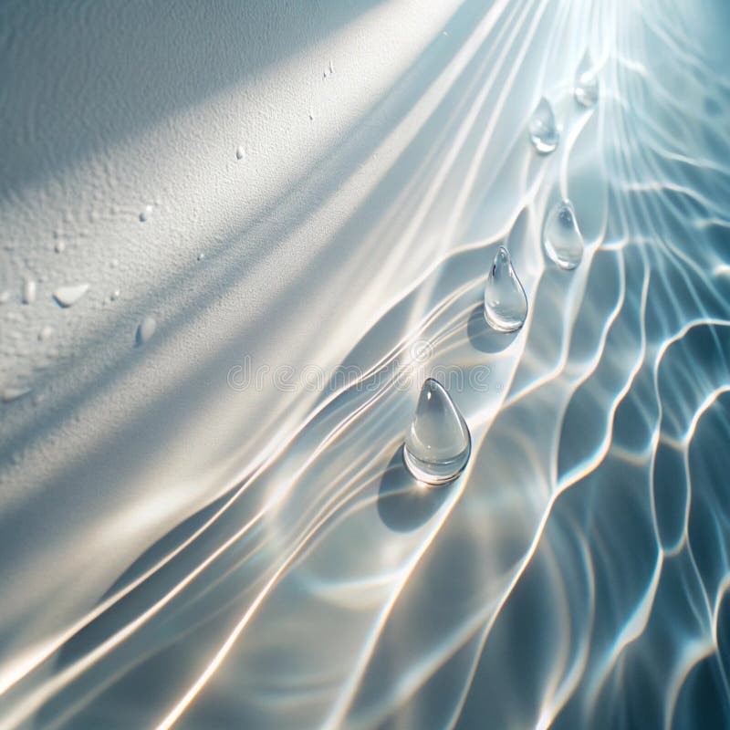 Blurred Water Texture Overlay Effect for Photo and Mockups. Organic ...