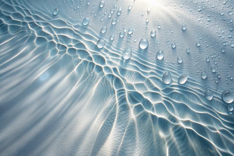 Blurred Water Texture Overlay Effect for Photo and Mockups. Organic ...