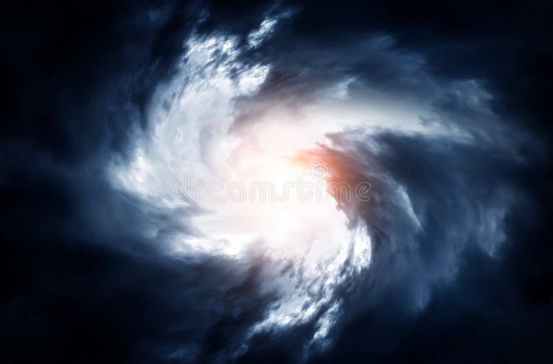 Blurred Whirlwind in the Clouds Stock Photo - Image of cloud, rain ...