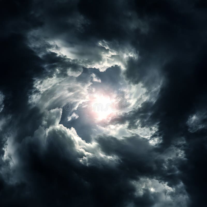 Blurred Whirlwind in the Clouds Stock Image - Image of disaster, layer ...