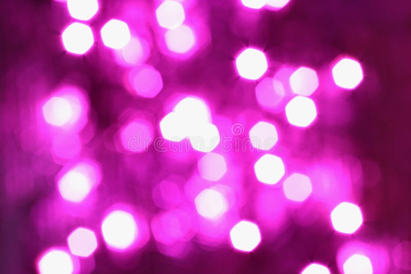 Blurred White, Pink and Magenta Lights on Black Background Stock Image ...