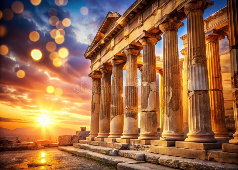 Blurred Wisdom an Abstract Background Inspired by Aristotle and Ancient ...