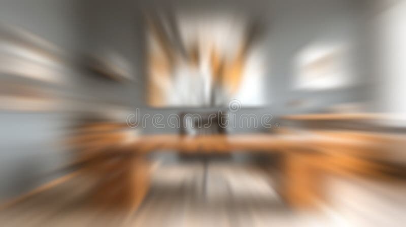 Blurring the Background in a Modern Office Interior, Depth and Focus on ...