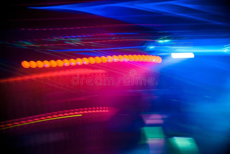 Blurry Abstract Colorful Colored Background in a Night Club Stock Photo ...